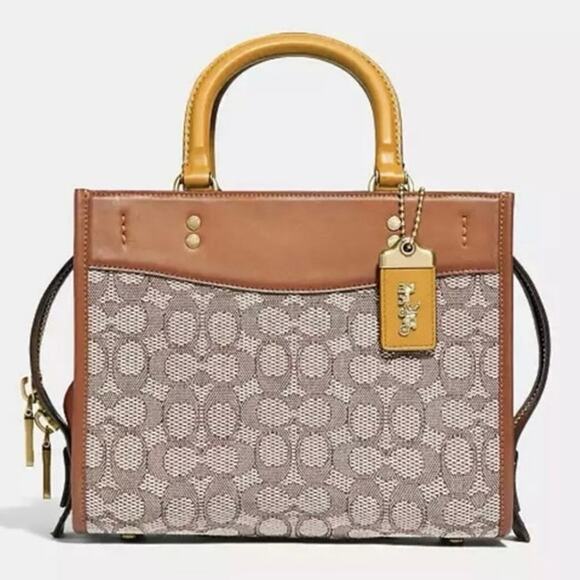 Coach | Bags | Coach Rogue 25 In Signature Textile Jacquard | Poshmark